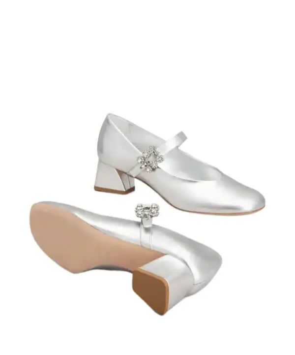 ROGER VIVIER Efflorescence Mary Jane Pumps In Leather