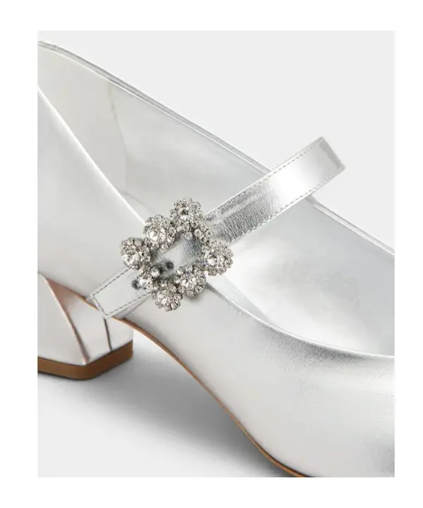 ROGER VIVIER Efflorescence Mary Jane Pumps In Leather