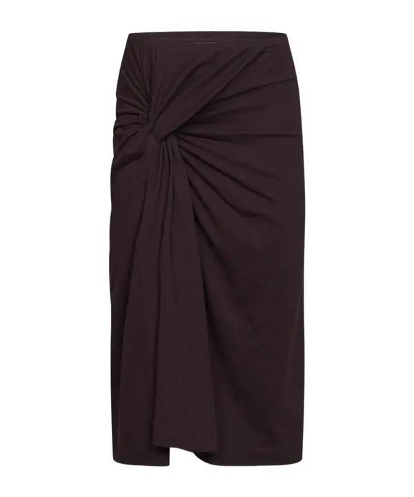 Dries Van Noten Draped Asymmetric Skirt - No