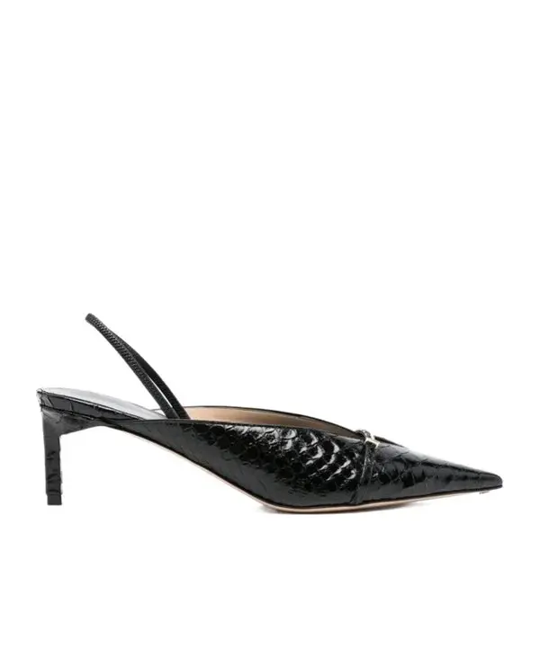TOM FORD Sling-back Leather Pumps - Black