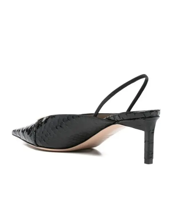 TOM FORD Sling-back Leather Pumps - Black