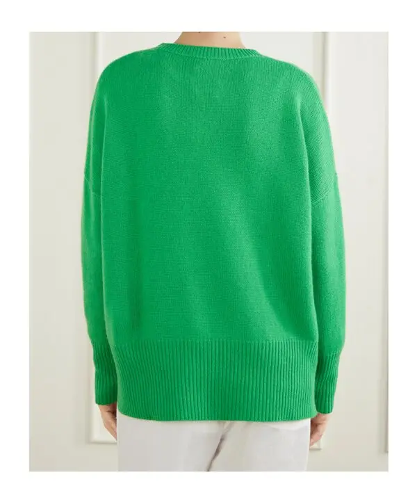 LISA YANG Ribbed Crew Neck Sweater