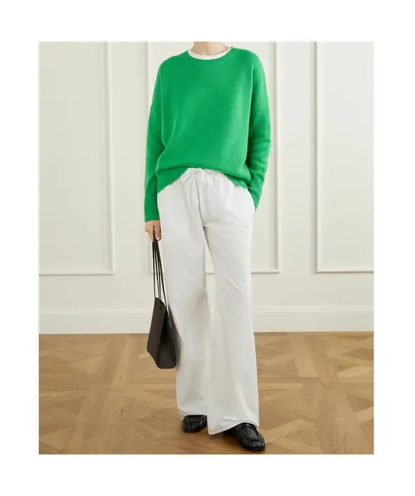 LISA YANG Ribbed Crew Neck Sweater