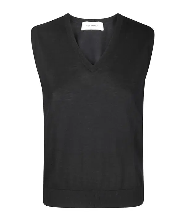 LISA YANG V-neck Knitted Vest
