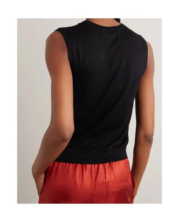 LISA YANG V-neck Knitted Vest