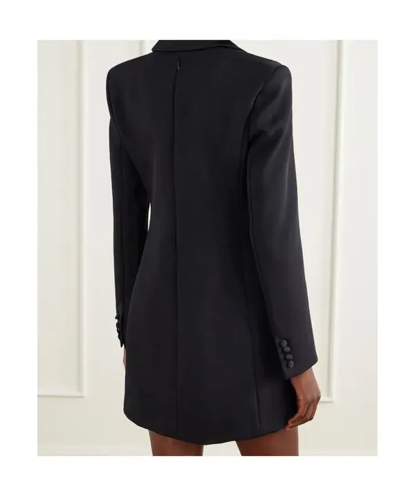 Simkhai Marina Satin-lapel Blazer Mini Dress