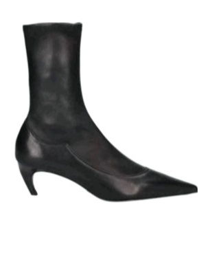 Khaite Valerie Pointed Toe Boots - Black