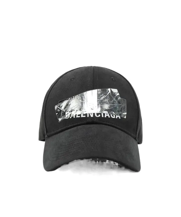 Balenciaga Baseball Cap With Graphic Logo Patch