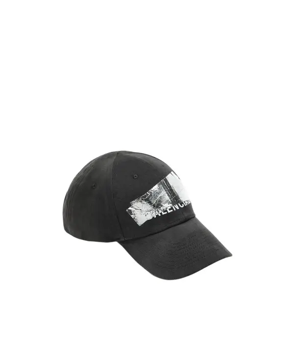 Balenciaga Baseball Cap With Graphic Logo Patch