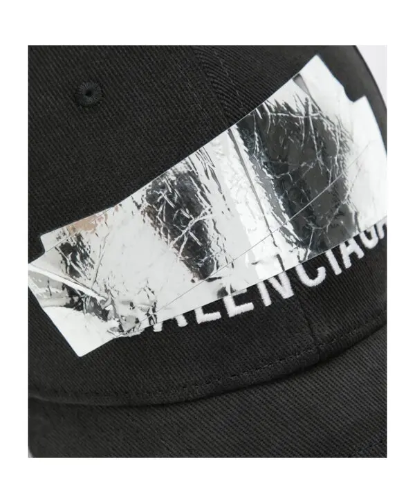 Balenciaga Baseball Cap With Graphic Logo Patch