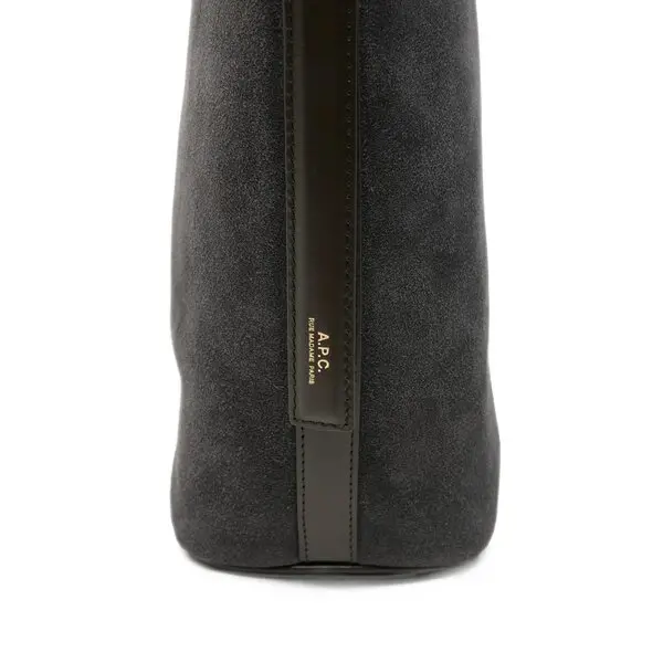 A.p.c. Zipped Tote Bag - Dark Grey
