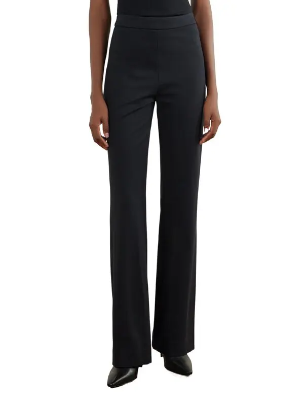 Veronica Beard Gracie Stretch-jersey Flared Pants