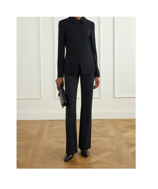 Veronica Beard Gracie Stretch-jersey Flared Pants