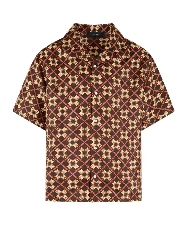 Amiri Ma Quad' Silk Shirt