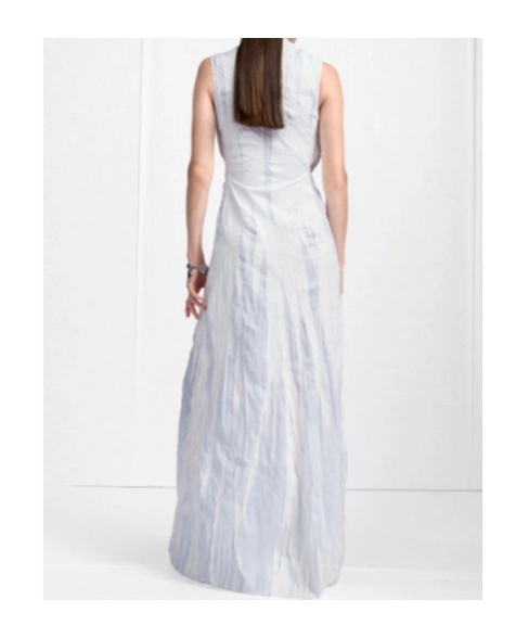 MAISON MARGIELA Cowl-neck Crinkled Maxi Dress