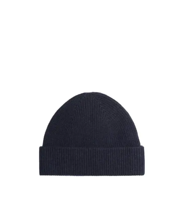 Zegna Ribbed Hat - Blue