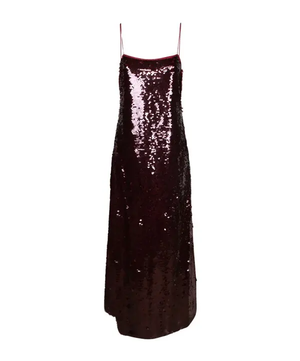 Alberta Ferretti Sequin Maxi Dress