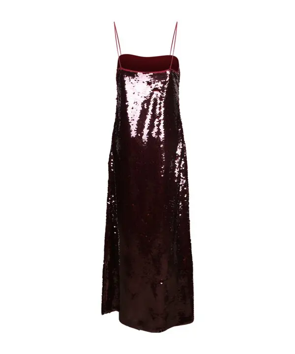Alberta Ferretti Sequin Maxi Dress