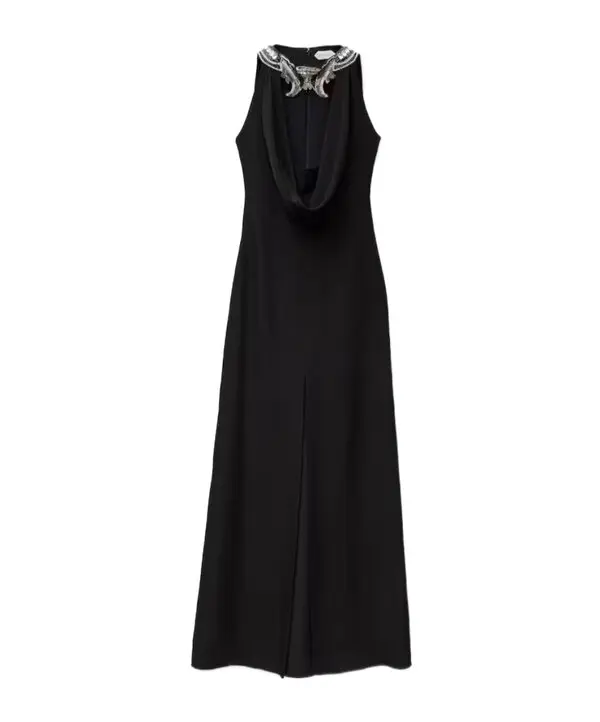 Versace Embellished Halterneck Dress