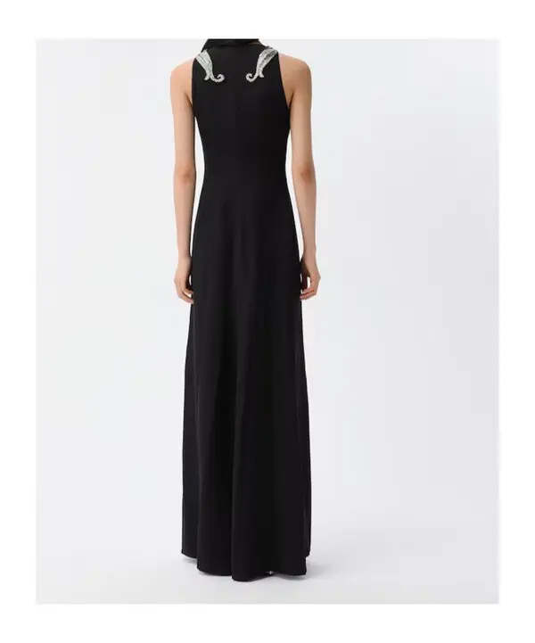 Versace Embellished Halterneck Dress