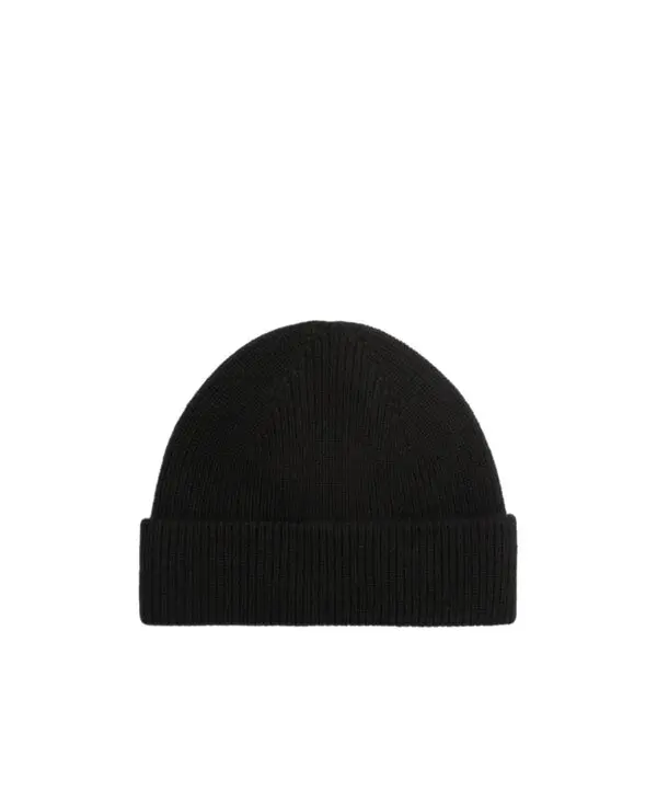 Zegna Ribbed Hat - Black