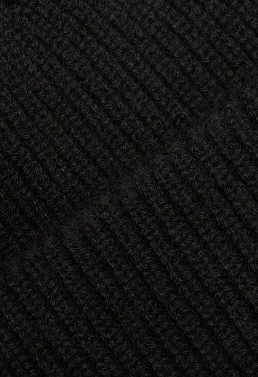 Zegna Ribbed Hat - Black