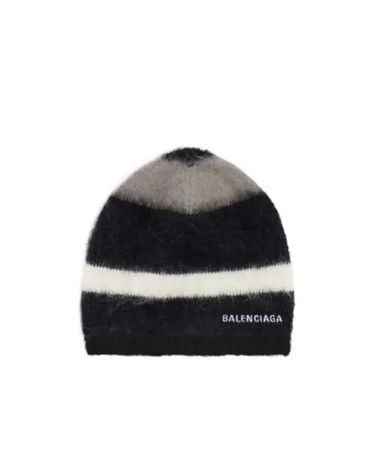 Balenciaga Striped Beanie