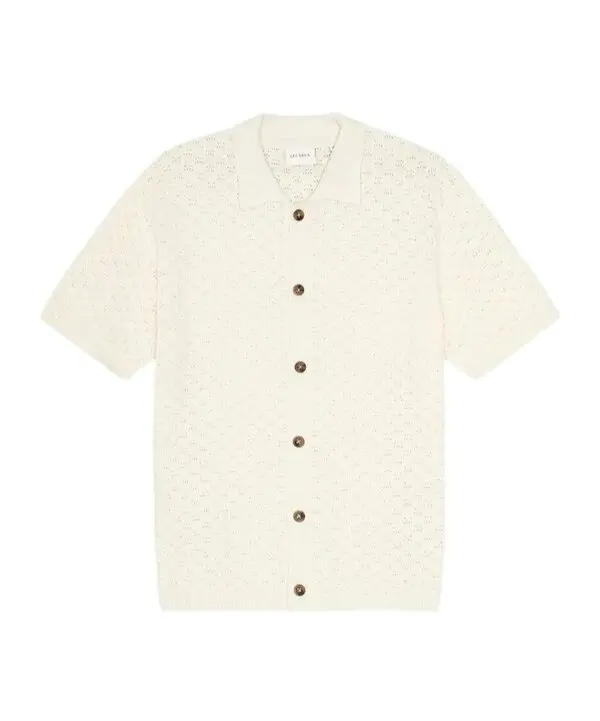 LES DEUX Gespertus Short Sleeves Knitted Shirt