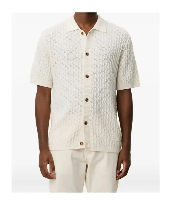 LES DEUX Gespertus Short Sleeves Knitted Shirt