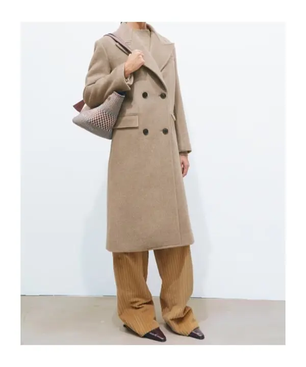 Tory Burch Double Breasted Wool Coat