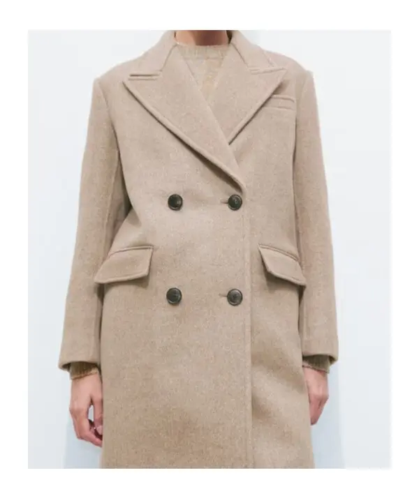 Tory Burch Double Breasted Wool Coat
