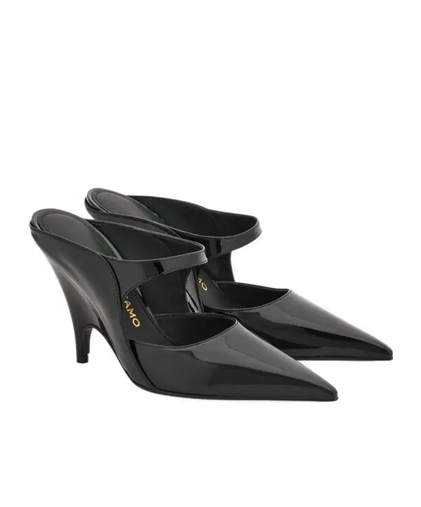 FERRAGAMO Graphic Wedge Mule