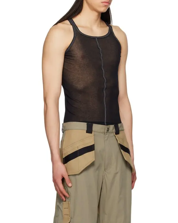 DION LEE Round-neck Sleeveless Tank Top