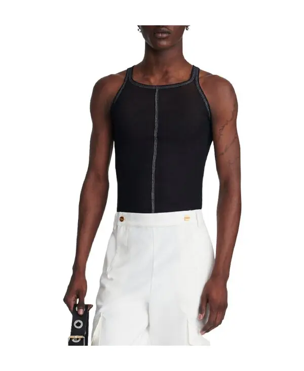 DION LEE Round-neck Sleeveless Tank Top