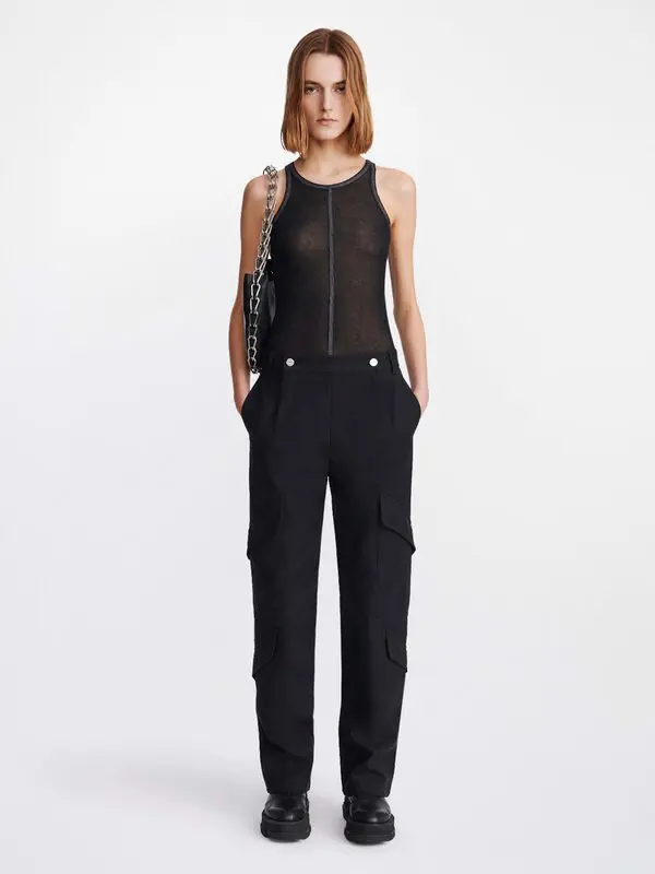 DION LEE Round-neck Sleeveless Tank Top