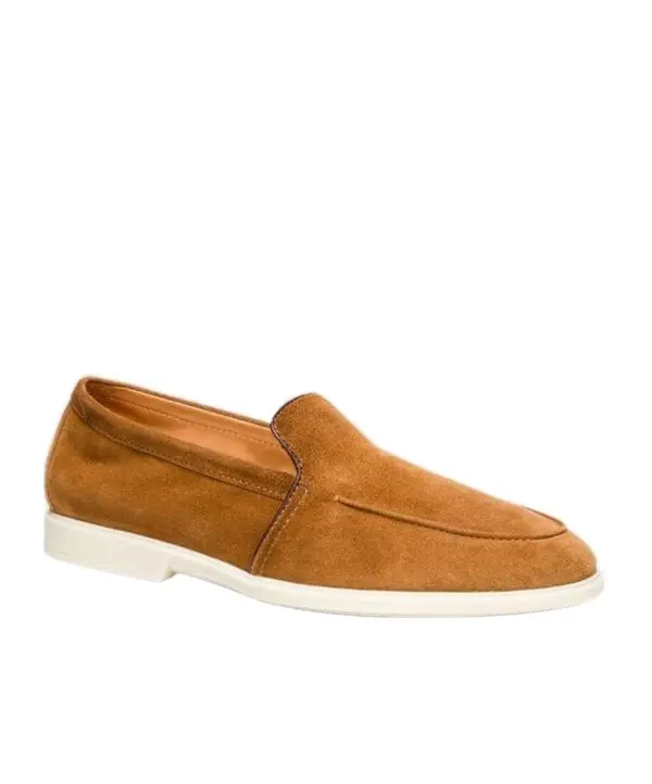 Santoni Malibu Almond Toe Loafers