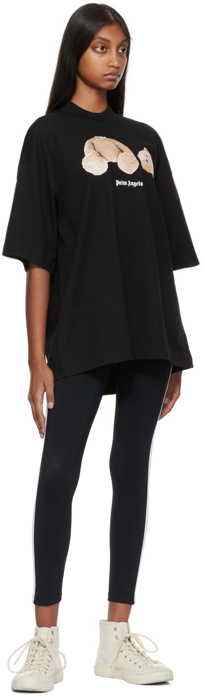 Palm Angels Logo-printed Mid-rise Track Leggings