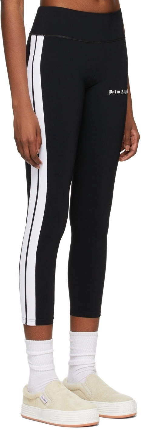 Palm Angels Logo-printed Mid-rise Track Leggings