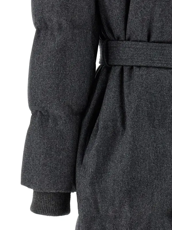 Brunello Cucinelli Flannel Down Coat