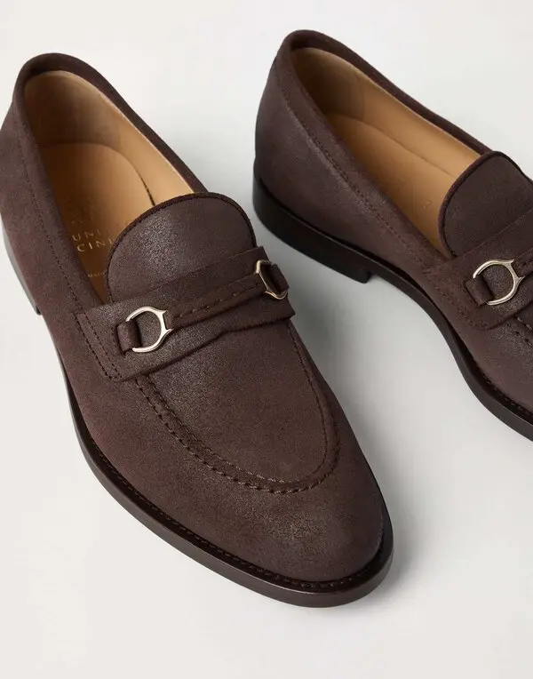 Brunello Cucinelli Slip On Flat Shoes - Brown