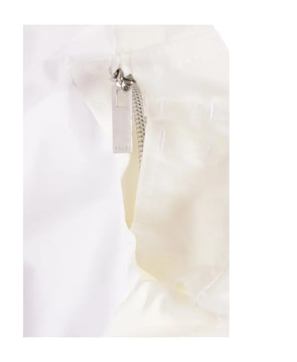 Sacai Short Puff Sleeved Mini Shirt Dress