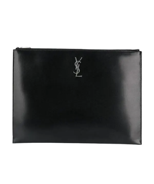 Saint Laurent Logo Clutch Bag