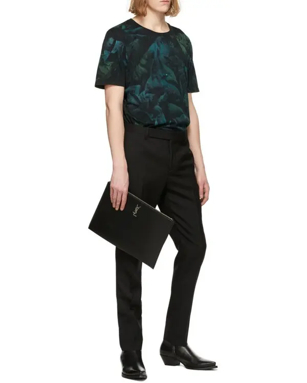 Saint Laurent Logo Clutch Bag