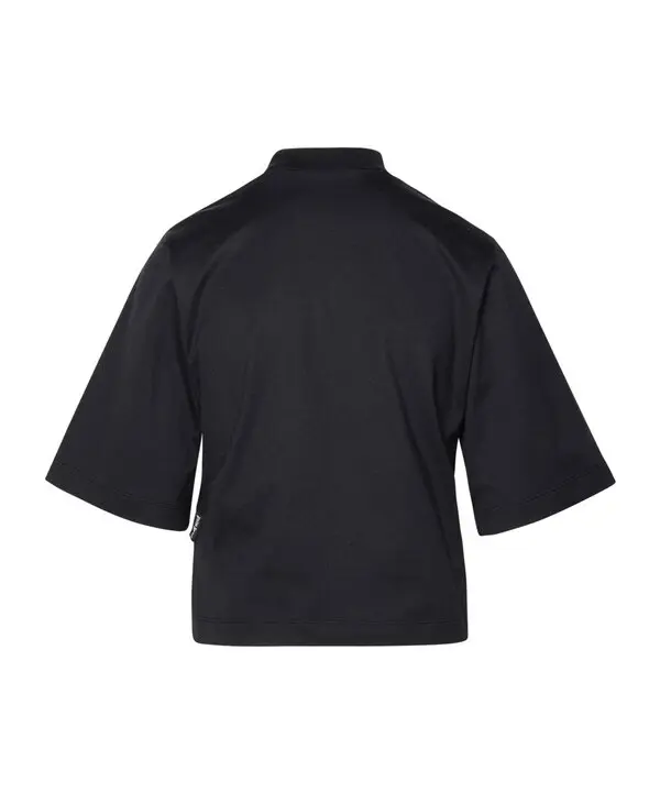 Palm Angels Palm Embroidered Cropped T-shirt