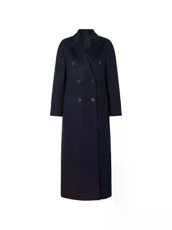 Max Mara Volante Raglan-sleeve Rear-slit Coat