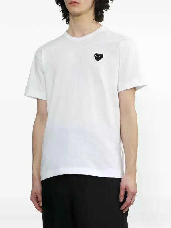 Play Comme Des Garcon Tshirt Black Knit