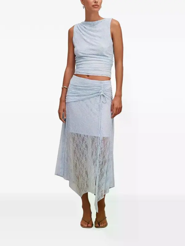 EVER NEW Tahlia Ruched Lace Tank Top