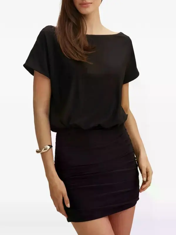 EVER NEW Kiara Draped Mini Dress