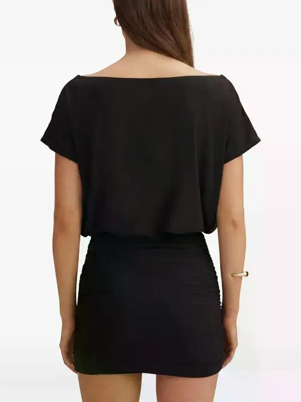 EVER NEW Kiara Draped Mini Dress