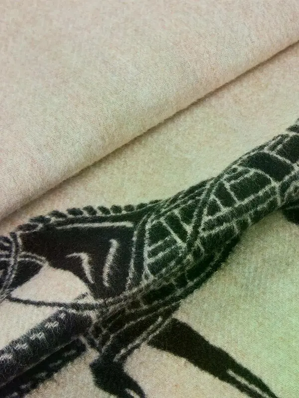 Fendi Selleria Intarsia-knit Scarf